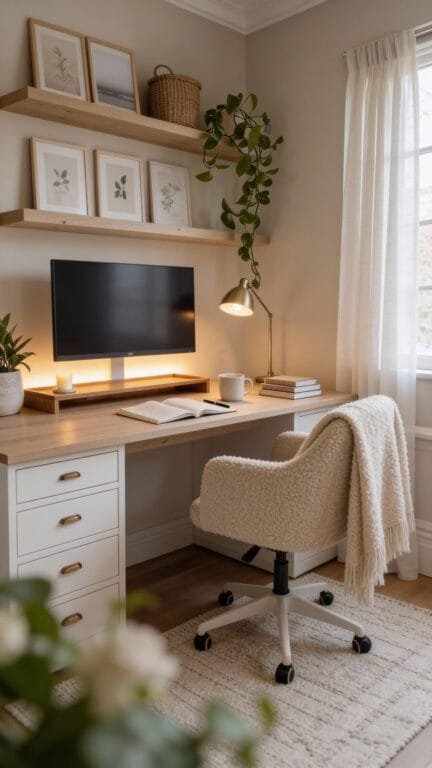 Cozy Home Office Ideas: 15 Small Workspace Setups That Feel Warm And ...