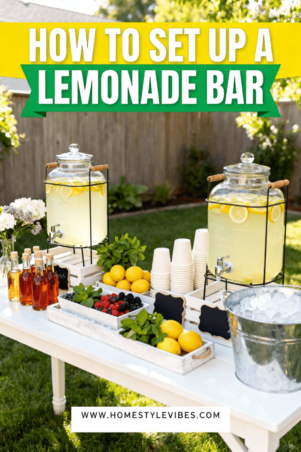Lemonade Bar Ideas: 15 Fun DIY Drink Stations for Summer Parties ...